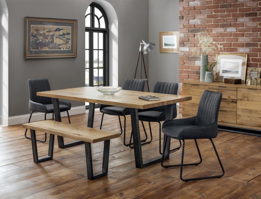 Julian bowen dining table and chairs store